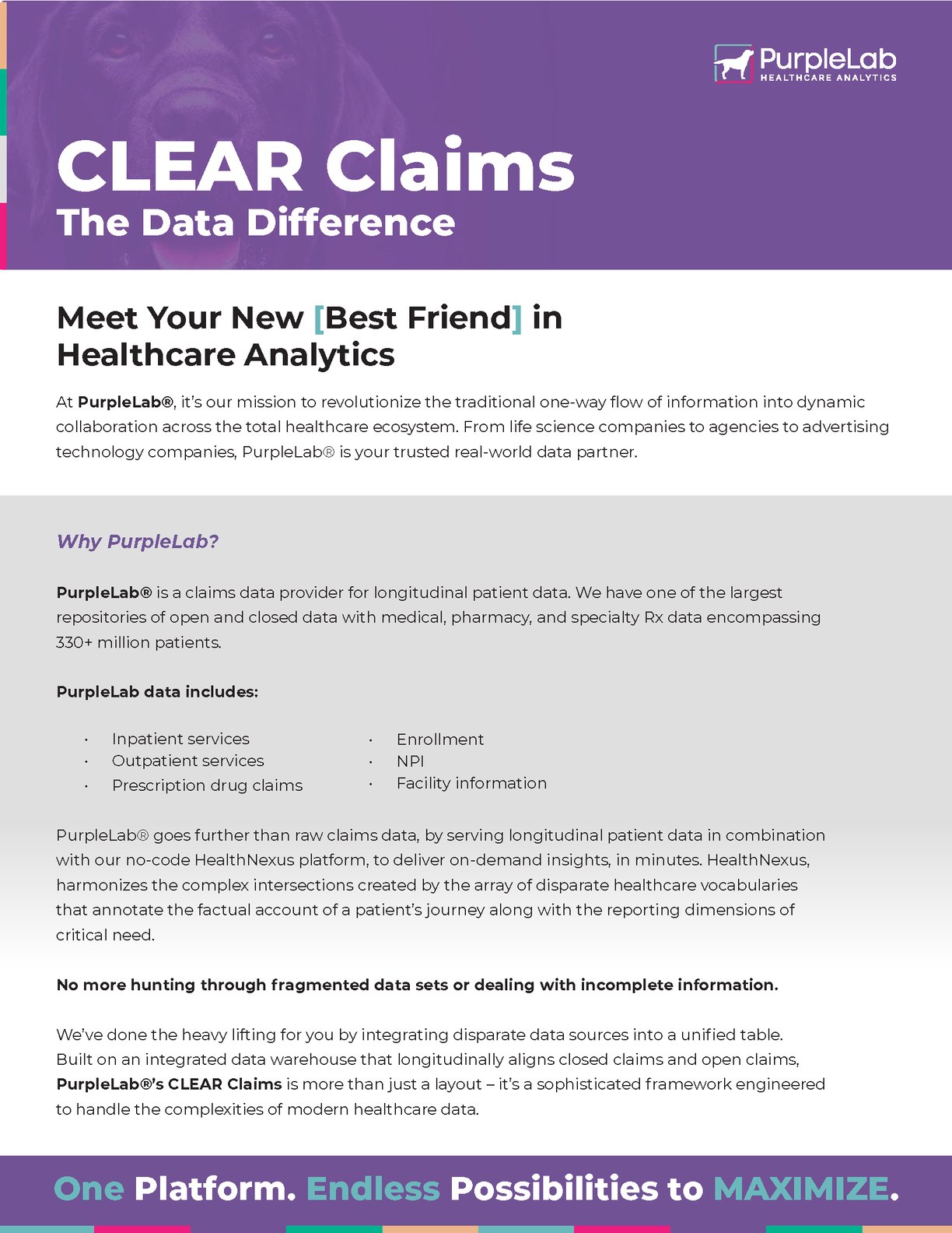 CLEAR Claims | PurpleLab®